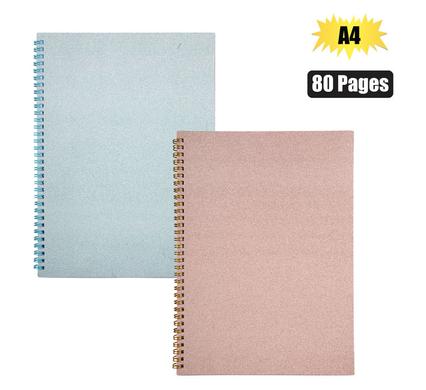 Heneck Sacks - Stationery - Novelty Notebook Glitter A4 Spiral 80Pg