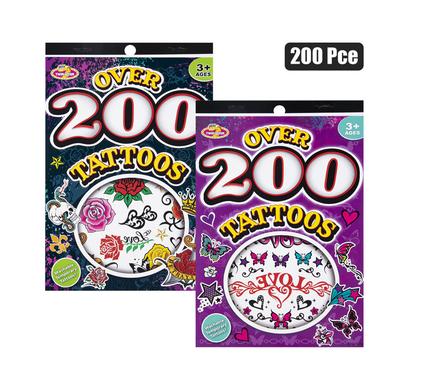 Heneck Sacks - Stationery - Sticker Tattoo Body Temporary Book 200Pc